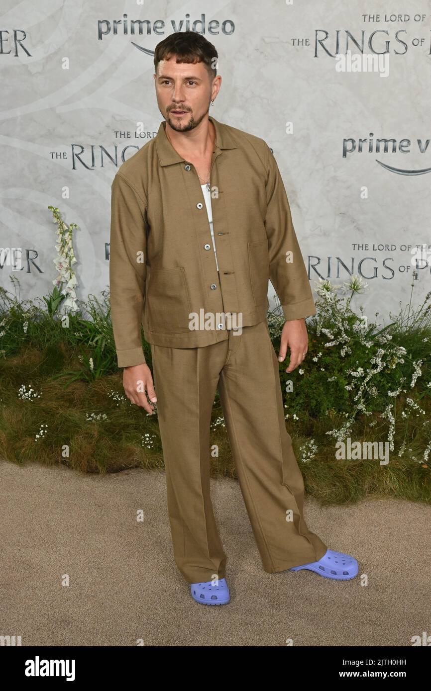 London, UK - 30 August 2022 Augustus Prew at The Lord of the Rings, The ...
