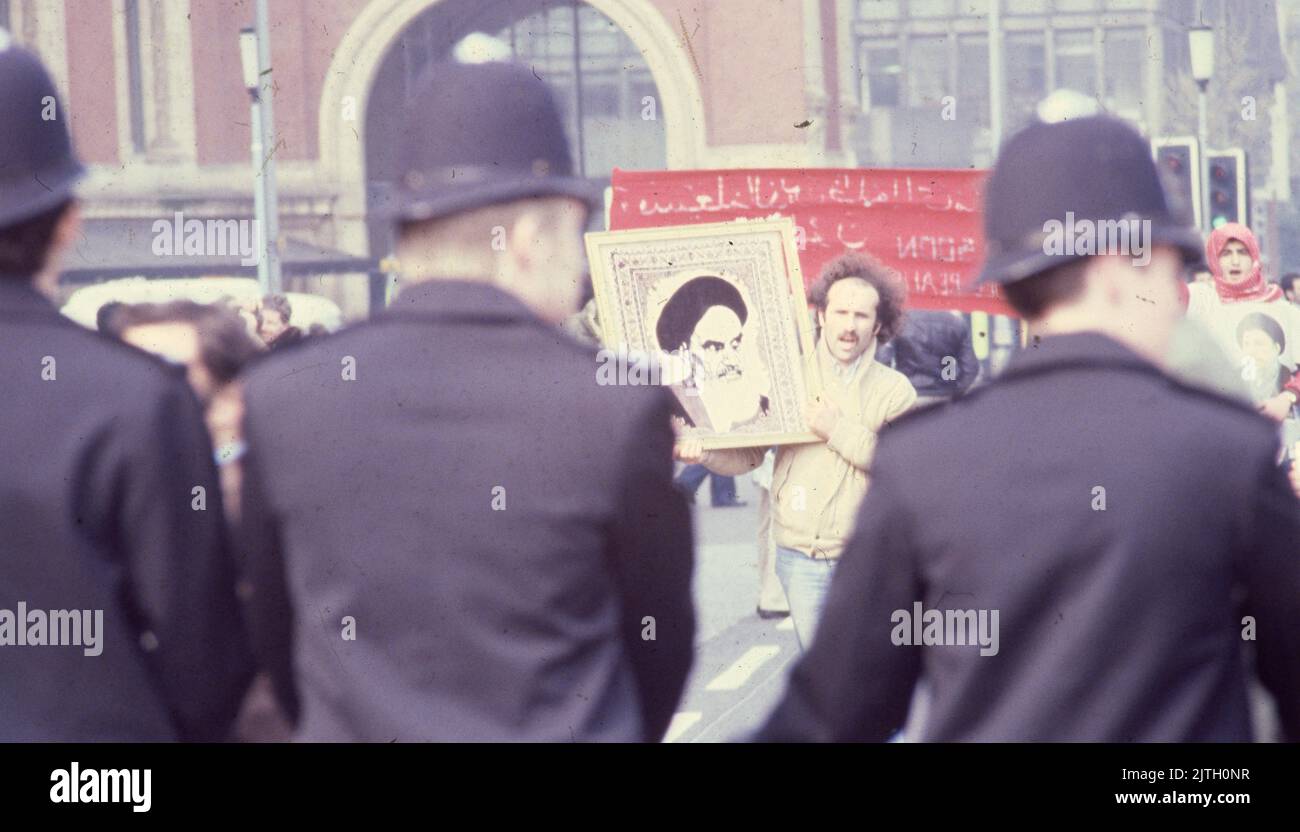 April 30, 1980, London, United Kingdom: Police on crowd control of the ...
