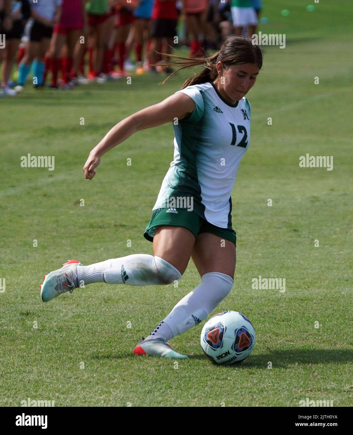 August 28, 2022 - Hawaii Rainbow Warriors forward Krista Peterson (12 ...