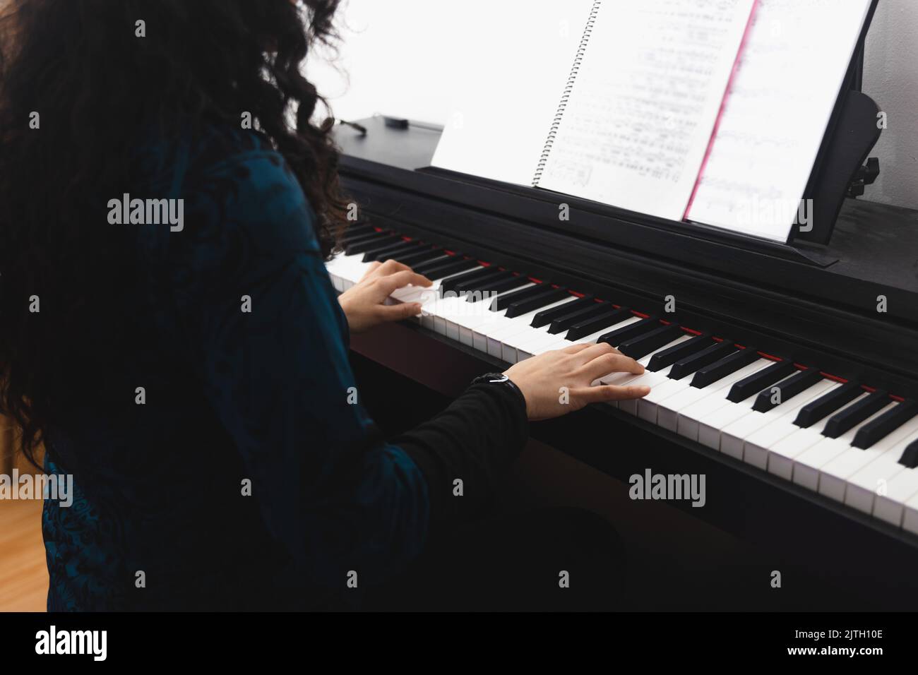 Close up hands playing classical hi-res stock photography and images ...