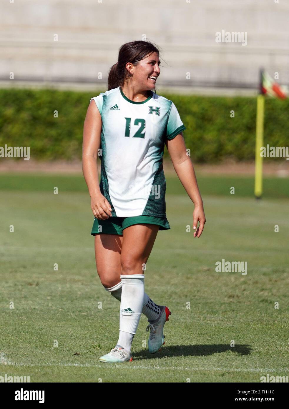 August 28, 2022 - Hawaii Rainbow Warriors forward Krista Peterson (12 ...