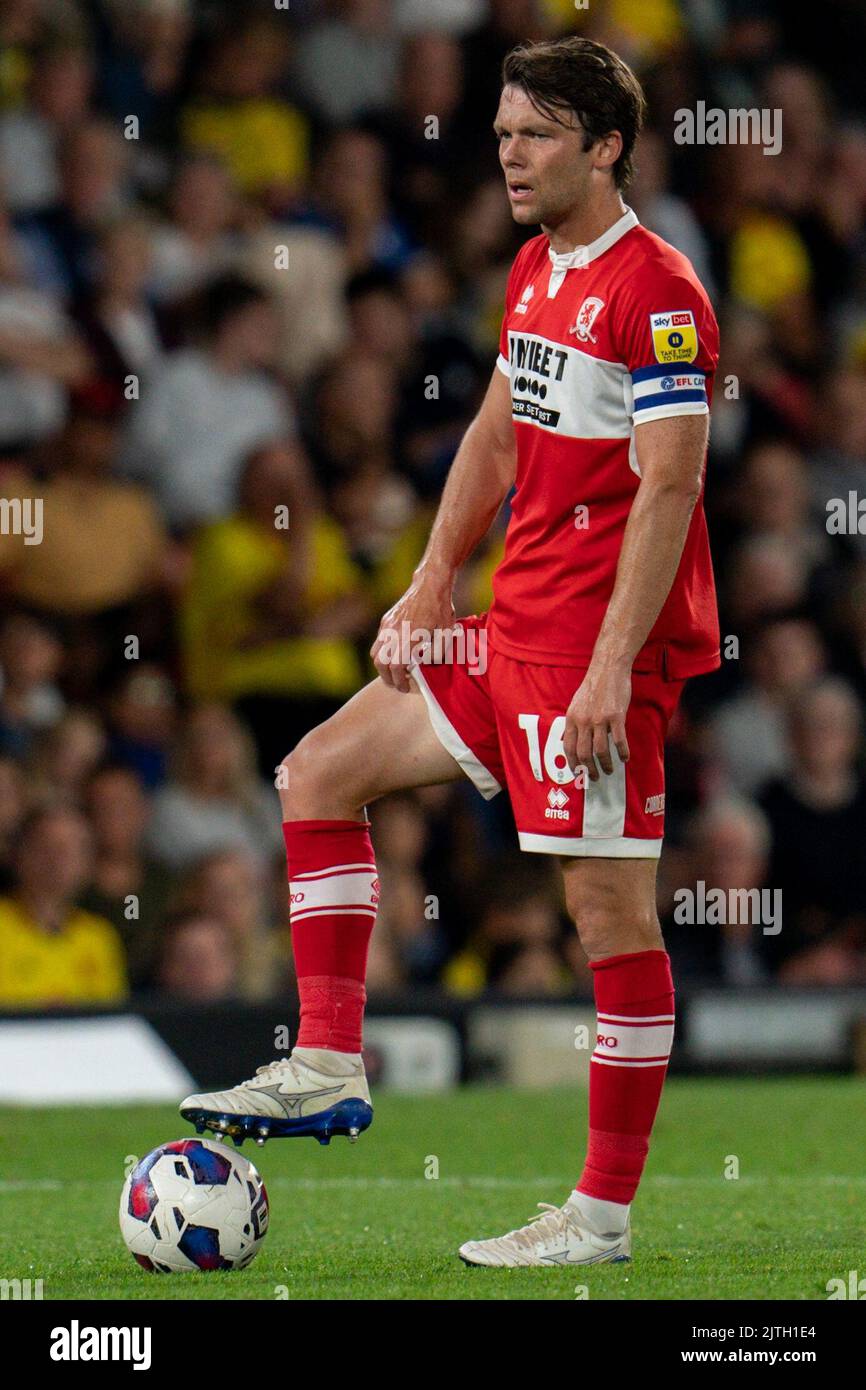 Jonathan Howson #16 of Middlesbrough Stock Photo - Alamy