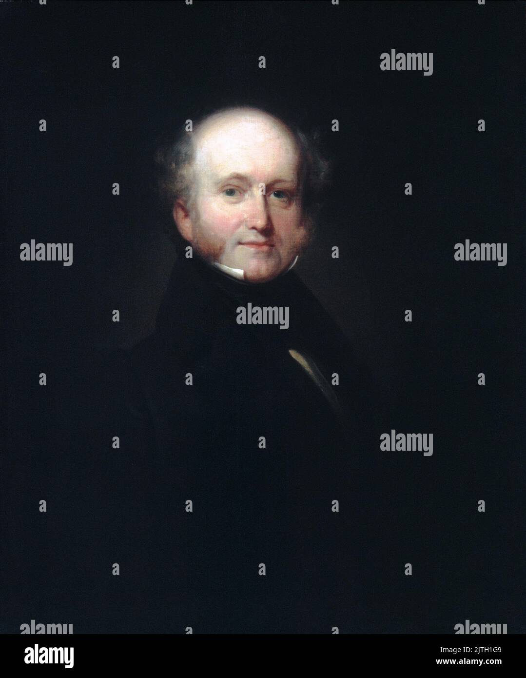 A painting of President Martin Van Buren by Henry Inman, c. 1837–38 ...