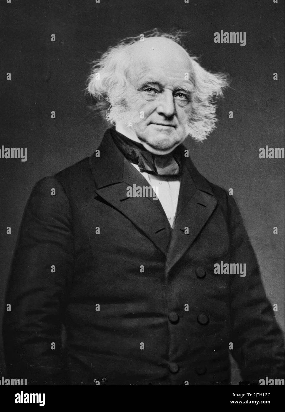 A portrait of President Martin van Buren between circa 1860 and circa ...