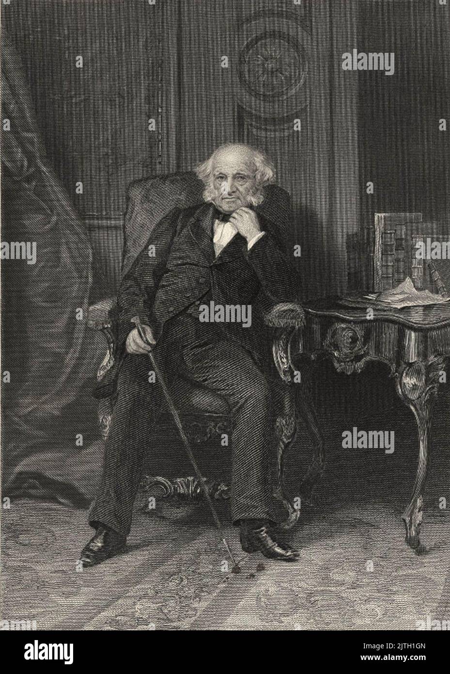 A portrait of President Martin van Buren. Martin van Buren was the ...