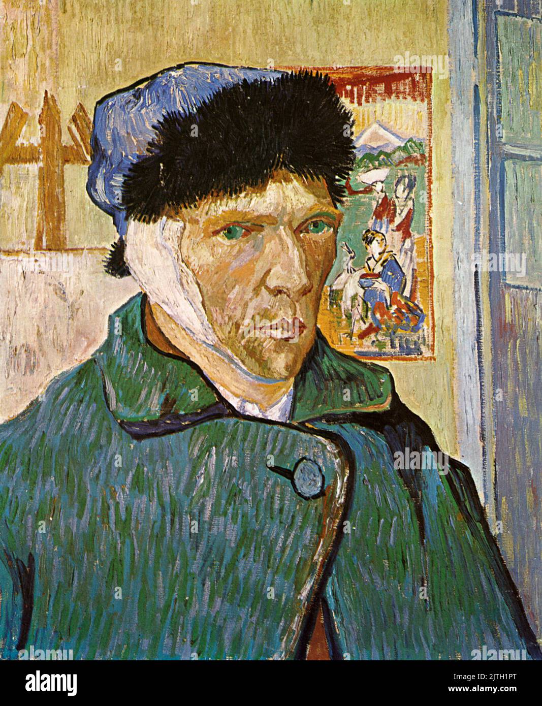 Van Gogh's bandaged ear Stock Photo - Alamy