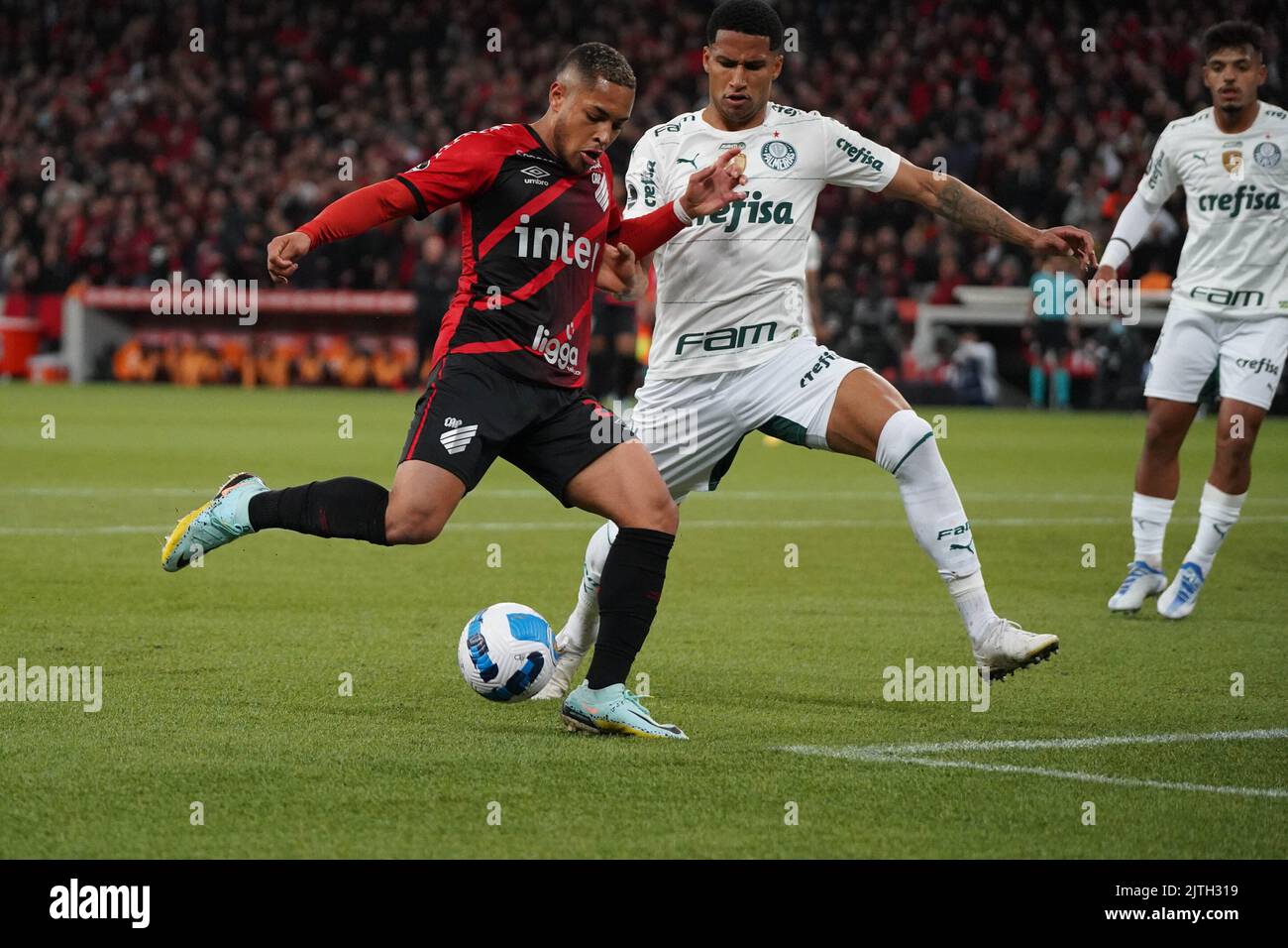 Curitiba, Brazil. 30th Aug, 2022. Vitor Roque during Athletico x ...