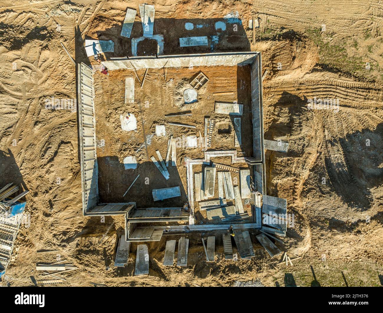 Building foundation dug in hi-res stock photography and images - Alamy