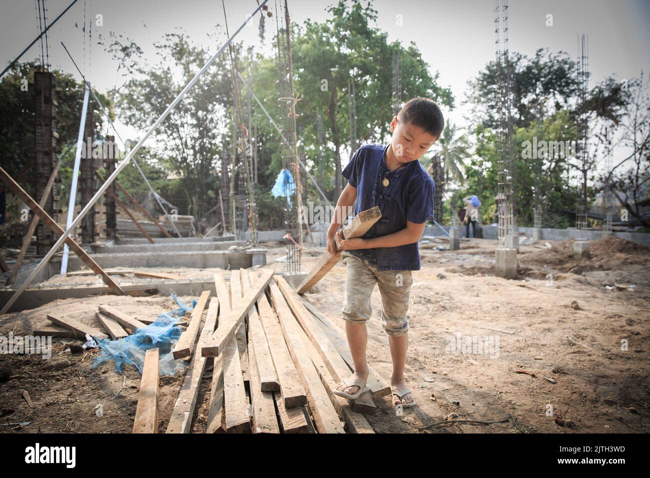child labor , World Day Against Child Labour concept Stock Photo - Alamy