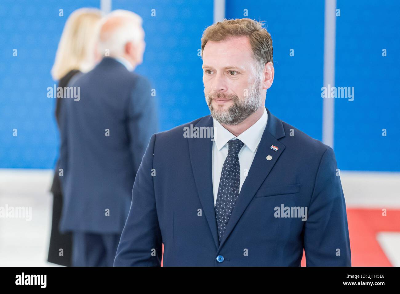 Prague, Czech Republic. 30th Aug, 2022. Croatian Defence minister Mario ...