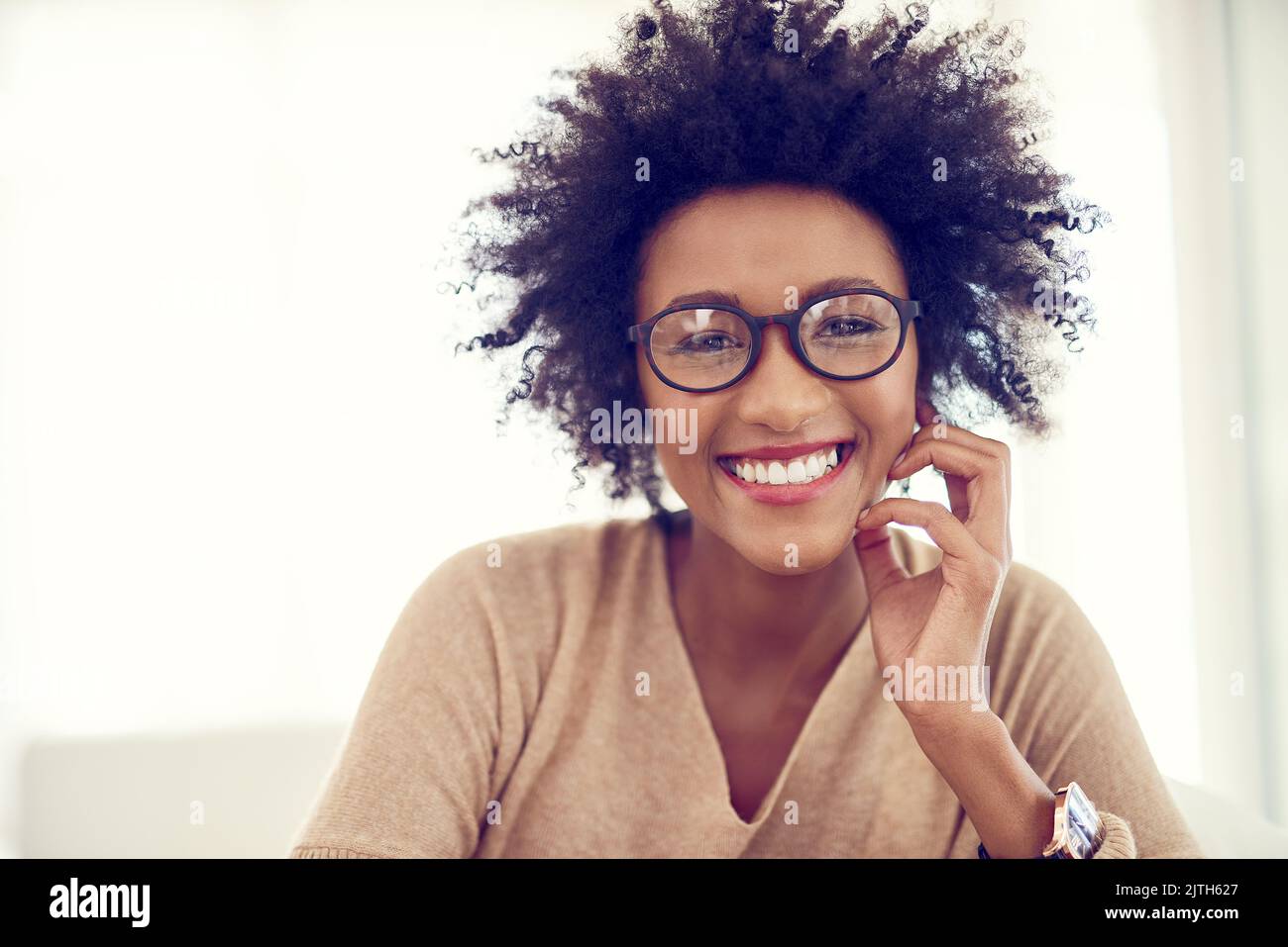 The weekend is my favourite part of the week. Portrait of a happy young ...