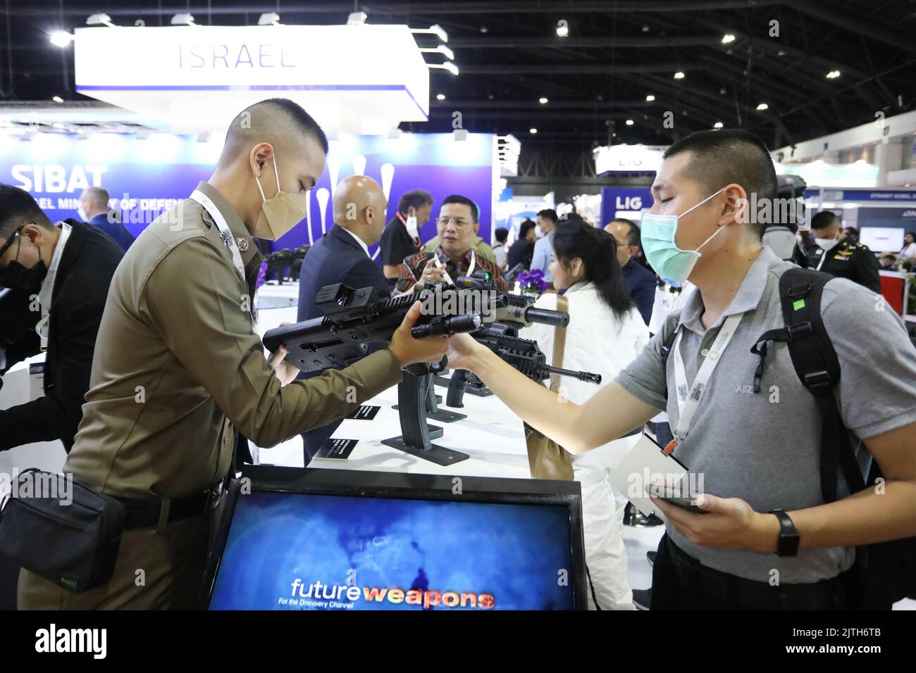 Bangkok, Thailand. 29th Aug, 2022. Defense and Security 2022 is being held from 29 August to 1 ...