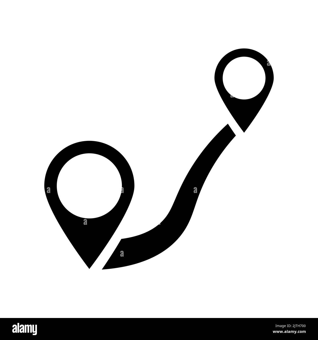 Direction and distance Black and White Stock Photos & Images - Alamy