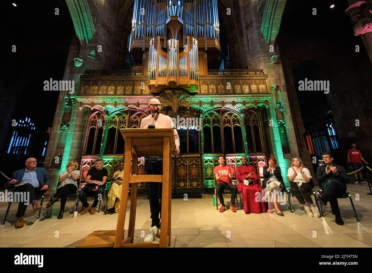 Manchester, UK. 30th Aug, 2022. Kat Wright from the Acorn Union ...