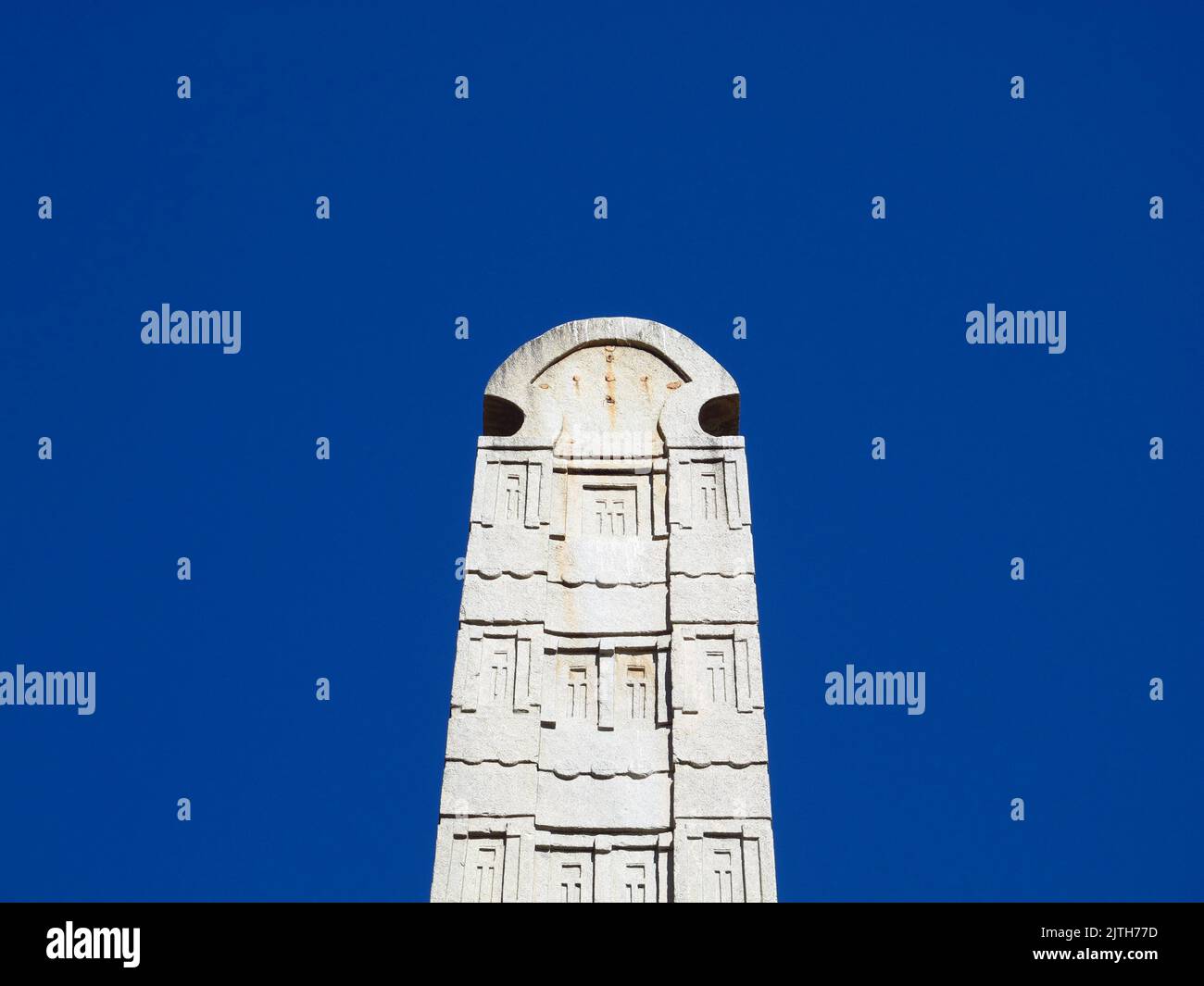 Obelisks in Axum city, Ethiopia Stock Photo - Alamy