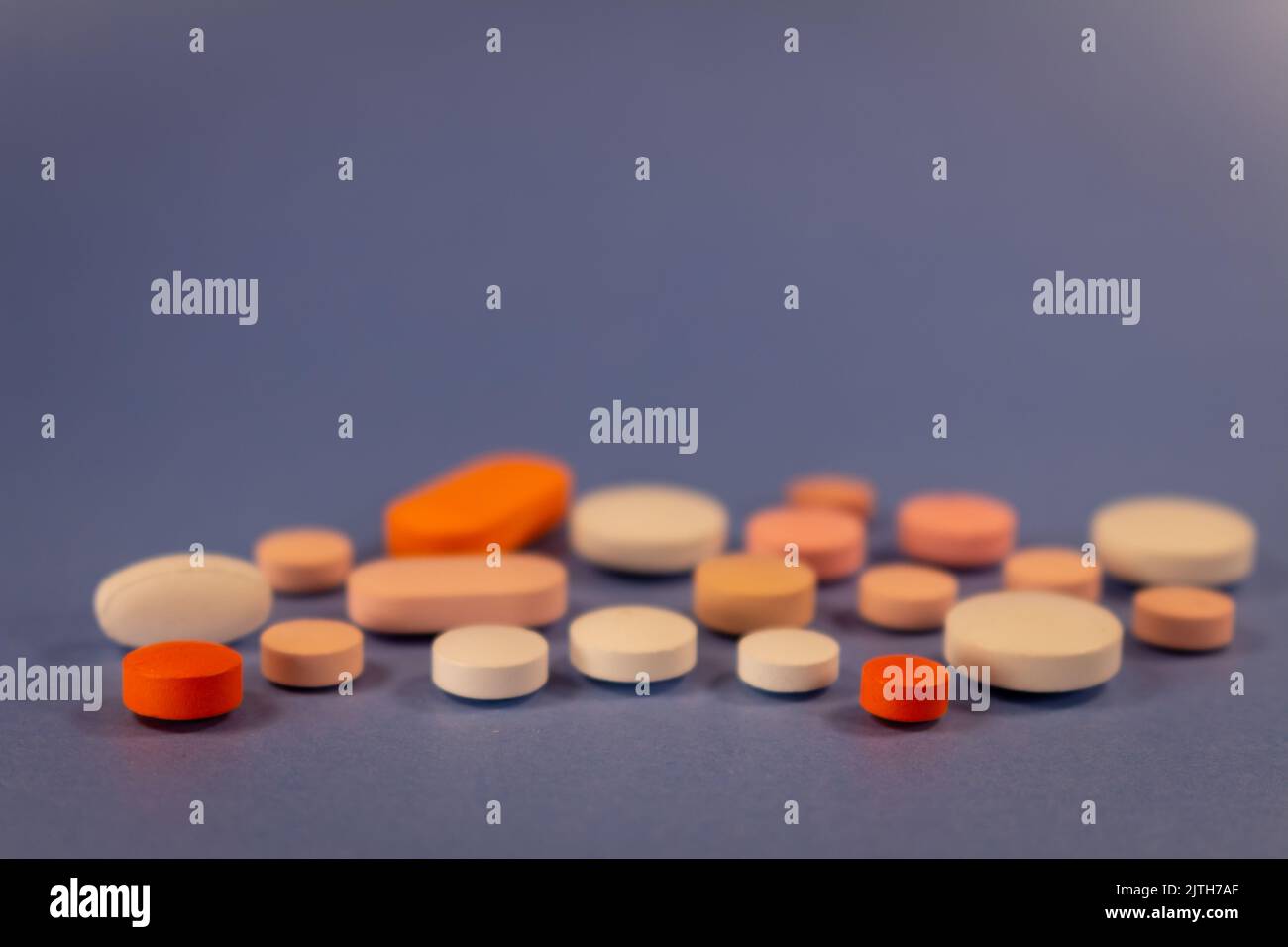 Color pills. Medicines with different shapes and colors. legal drugs ...