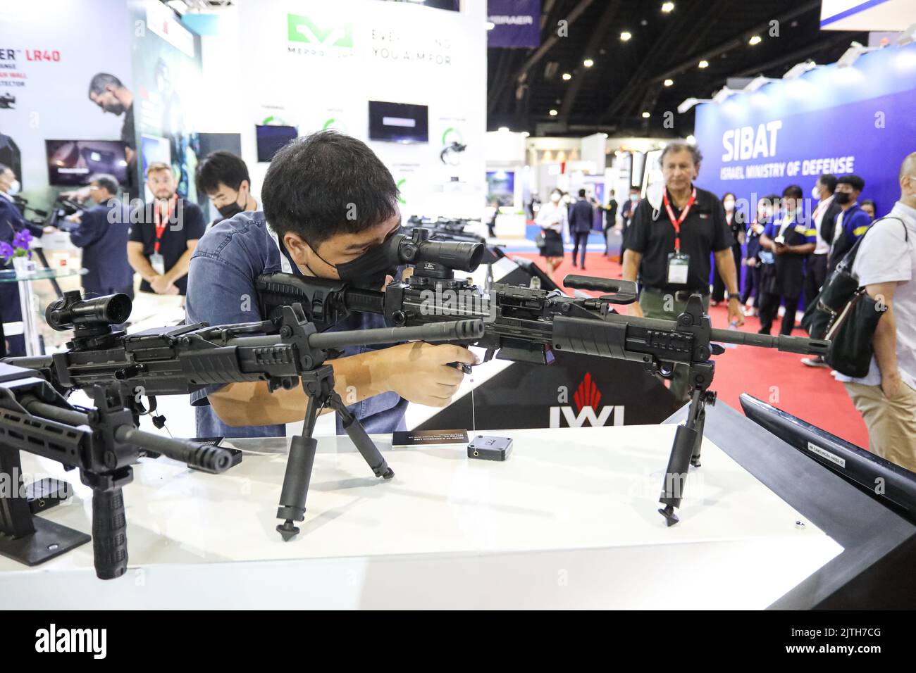 Bangkok, Thailand. 29th Aug, 2022. Defense and Security 2022 is being held from 29 August to 1 ...