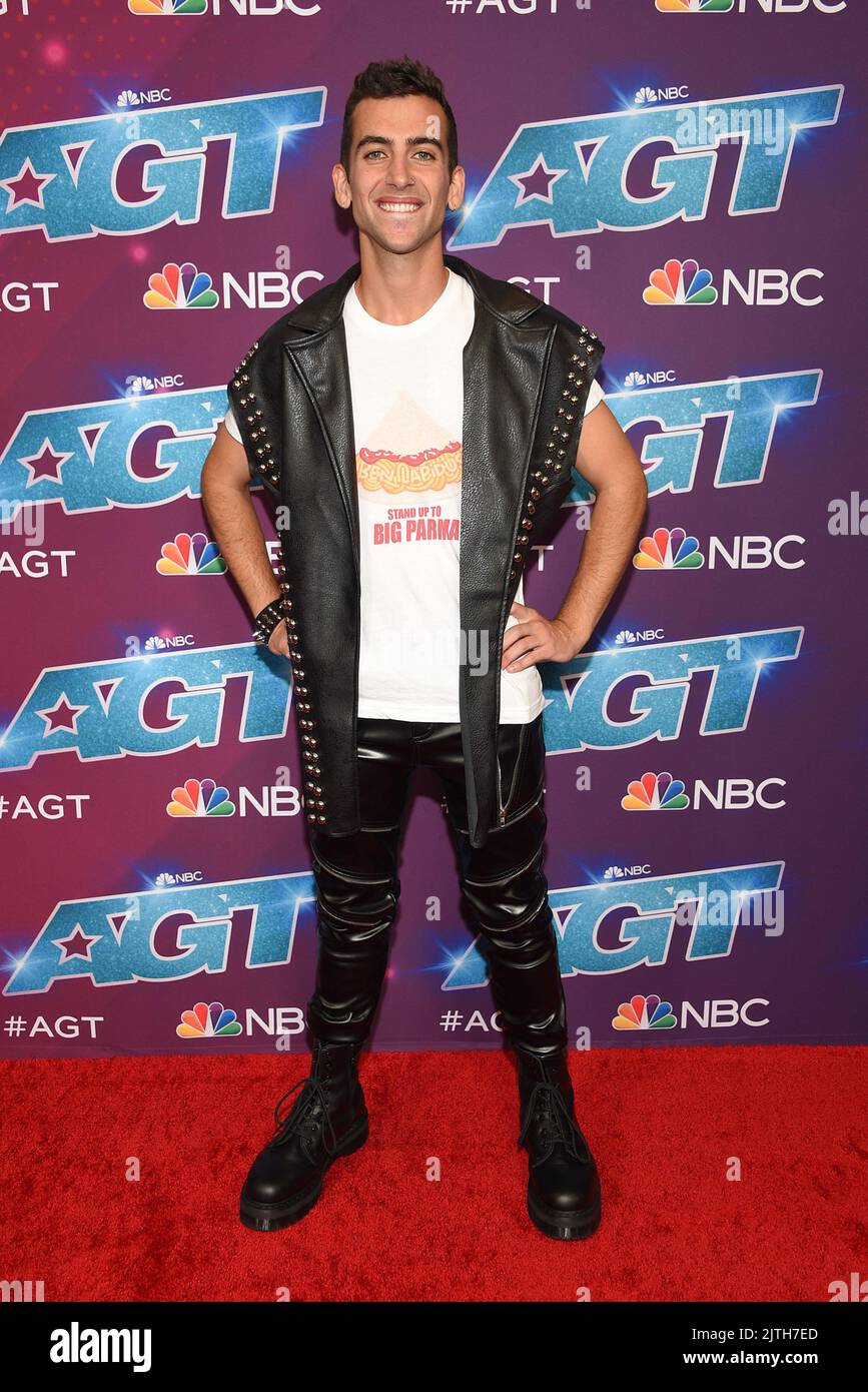 Ben Lapidus arriving to "America's Got Talent" season 17 live show red ...