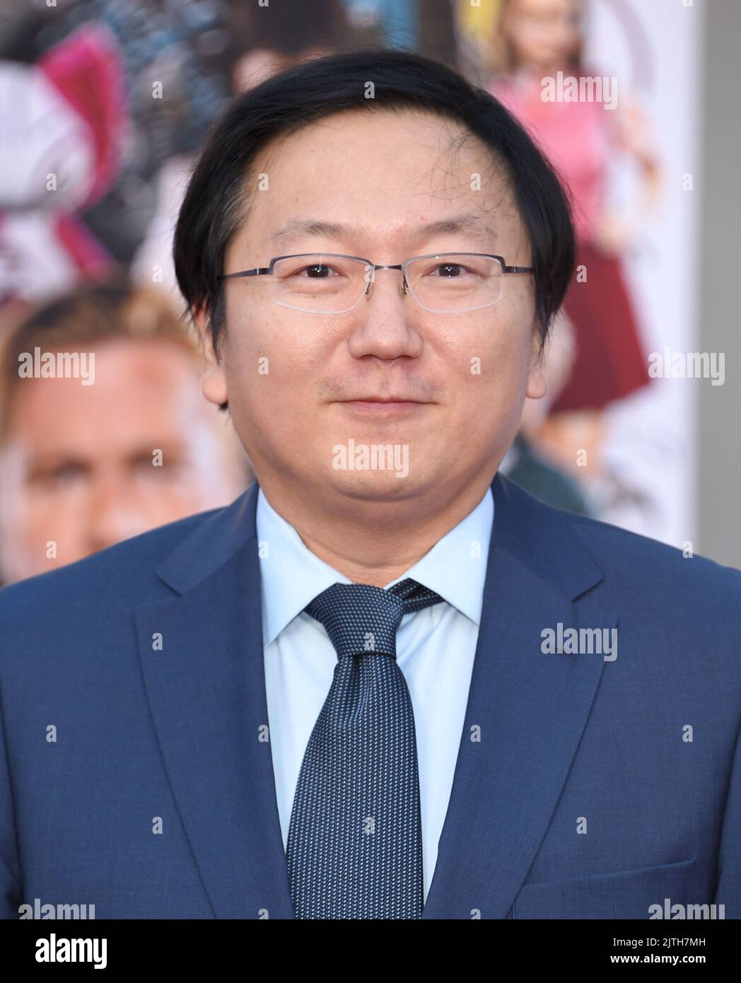 Masi Oka arriving to the Los Angeles premiere of "Bullet Train" held at ...