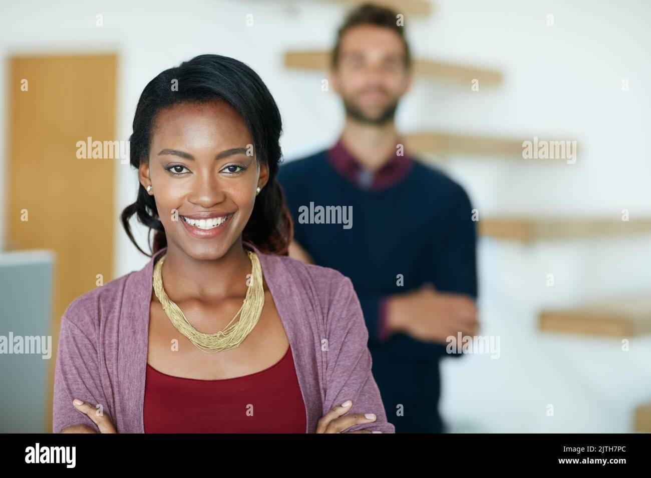 We love what we do, and it shows. Portrait of two creative ...