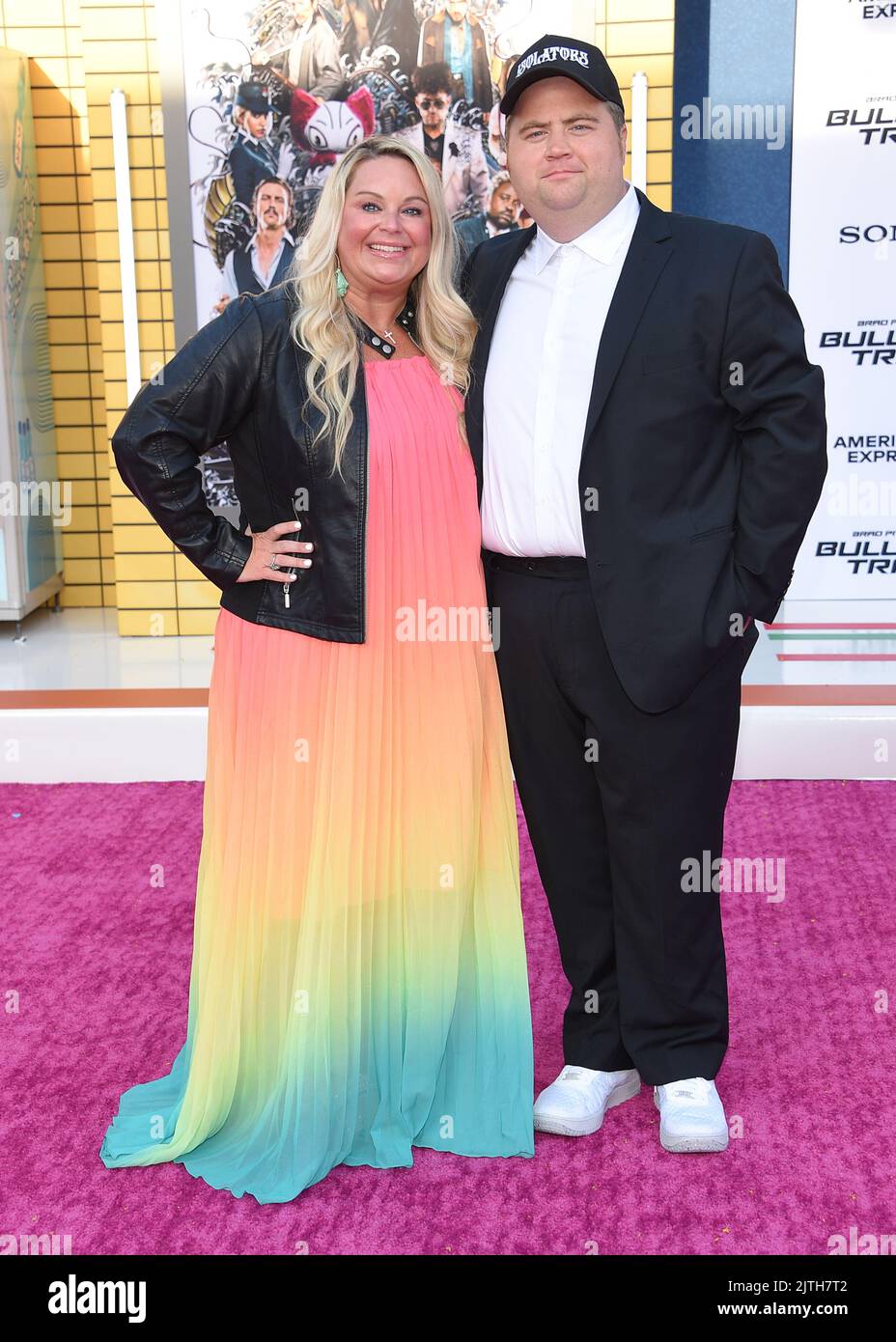 Amy Boland Hauser and Paul Walter Hauser arriving to the Los Angeles ...