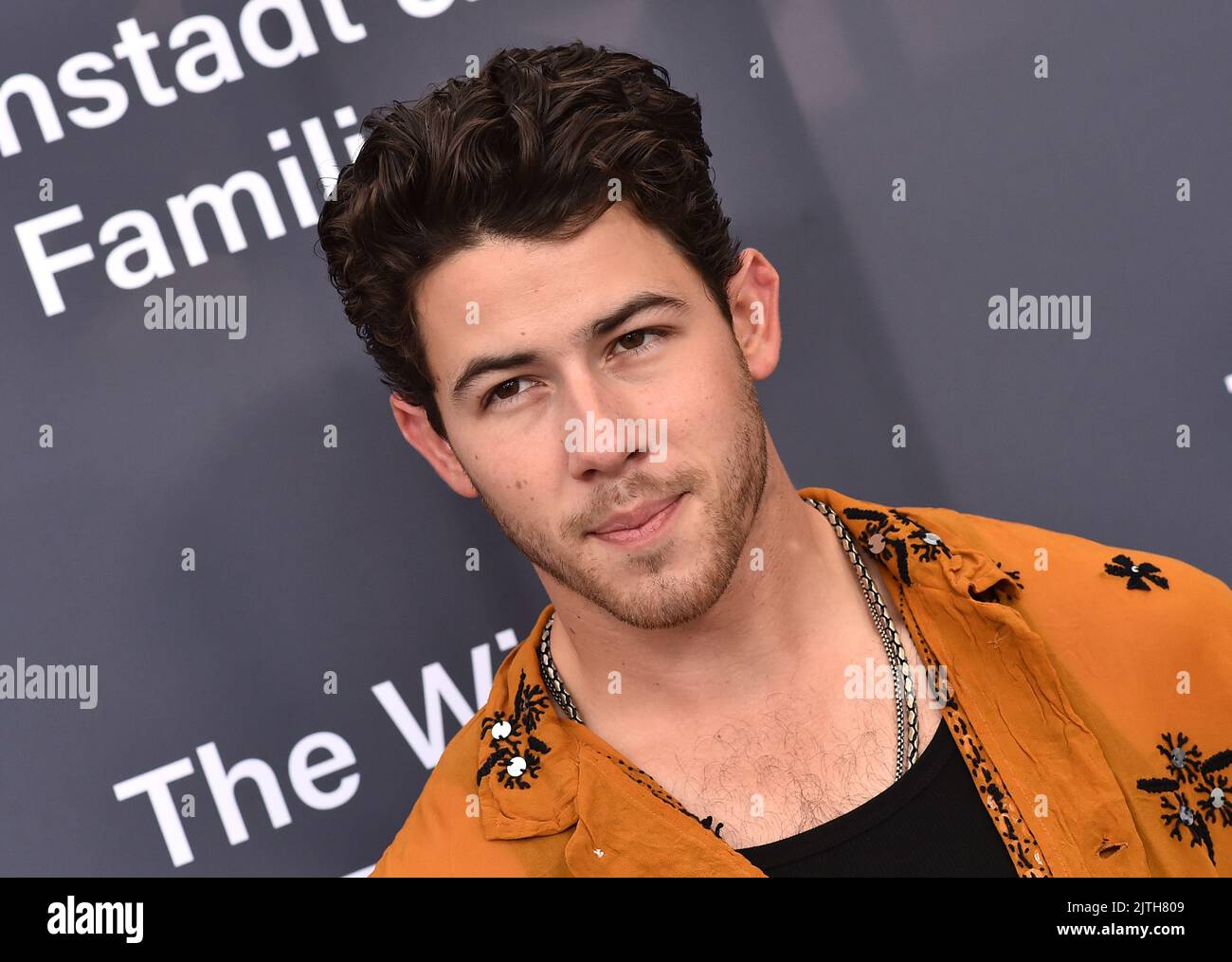 Nick Jonas arriving to the Cedars-Sinai Board of Governors 50th ...
