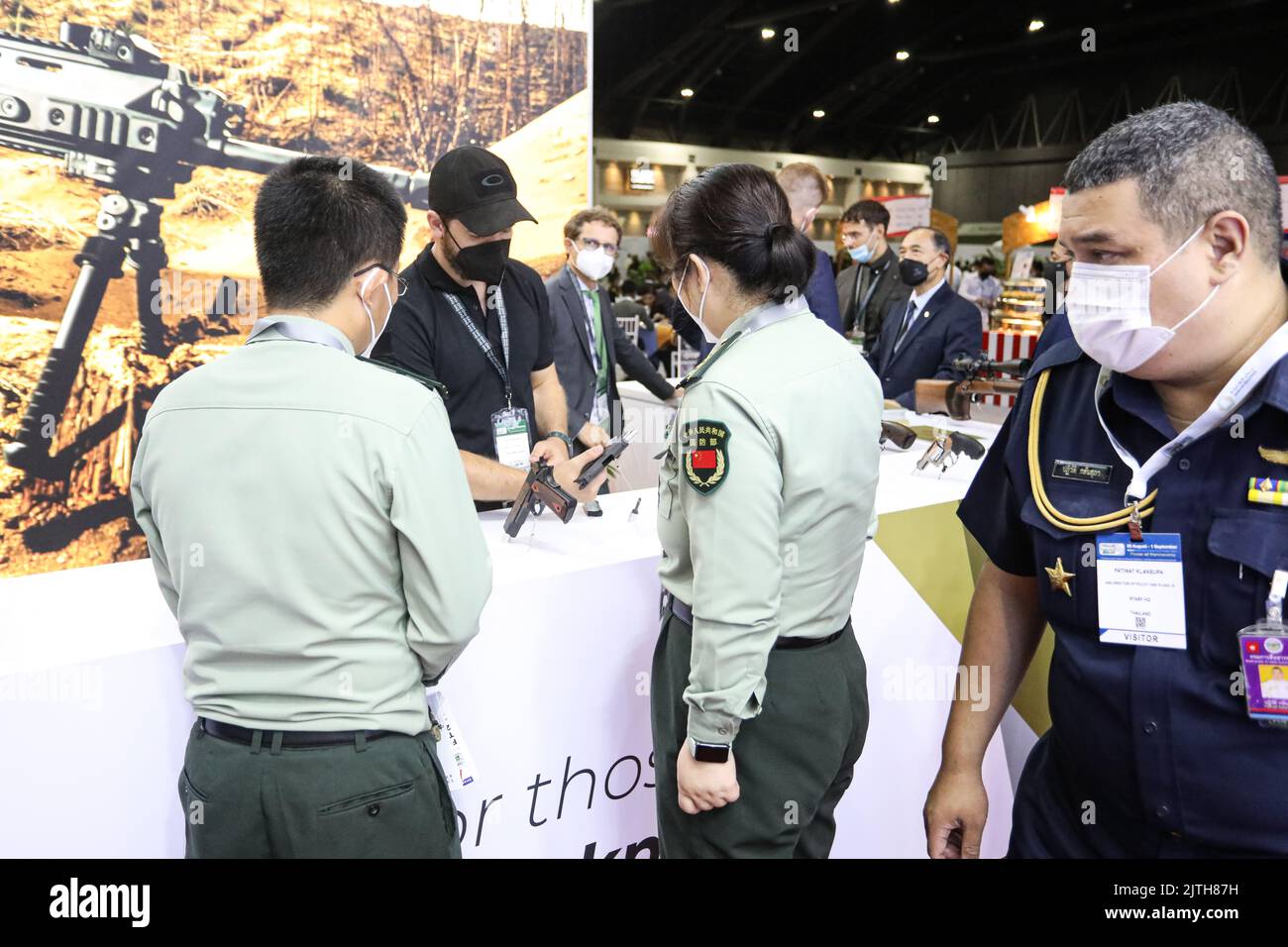 Bangkok, Thailand. 29th Aug, 2022. Defense and Security 2022 is being held from 29 August to 1 ...