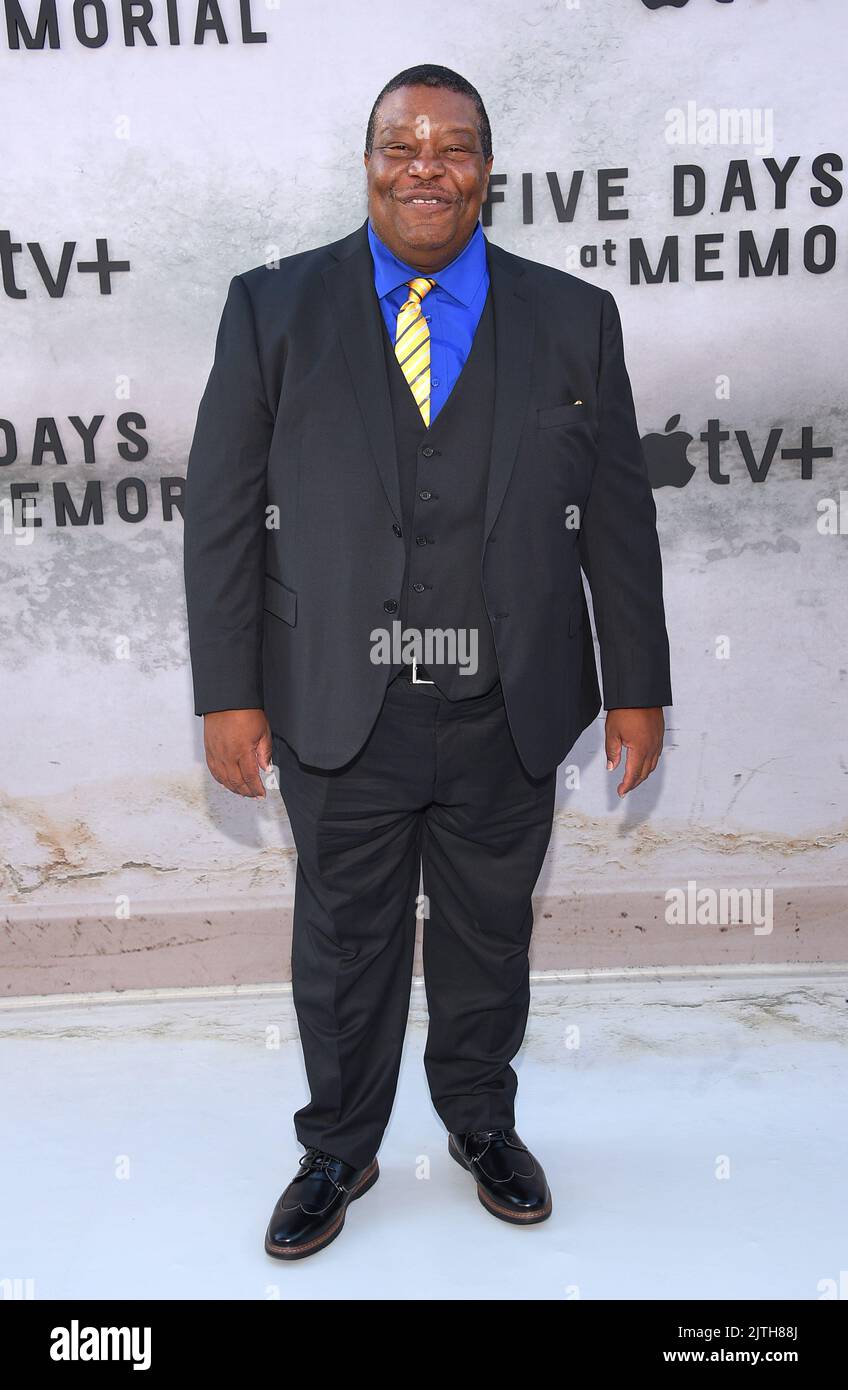 Damon Standifer arriving to the Apple TV+ Limited Series "Five Days at ...
