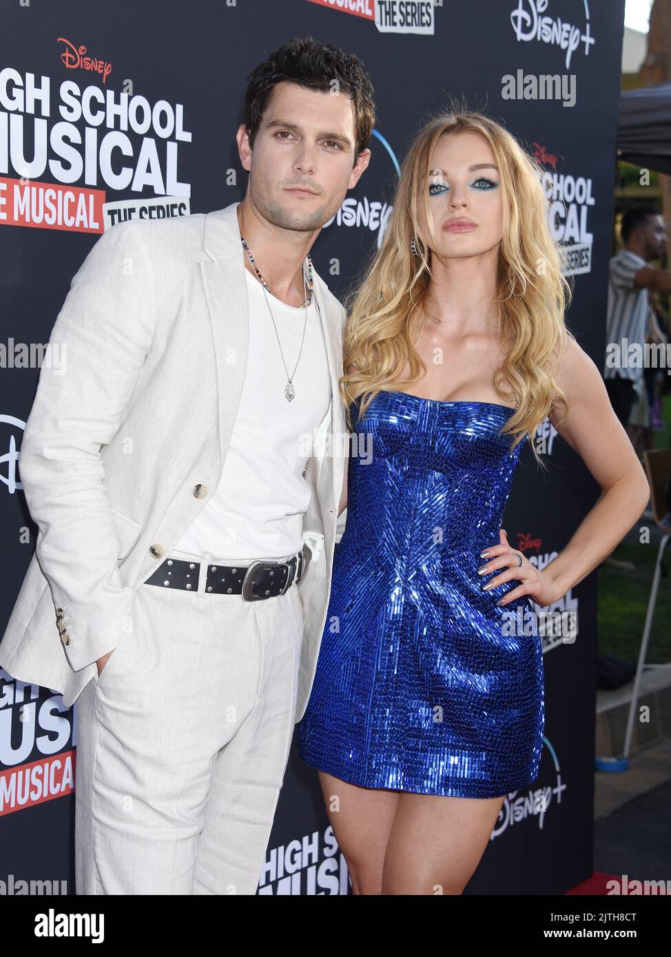 Dylan McTee and Olivia Rose Keegan arriving to the "High School Musical ...