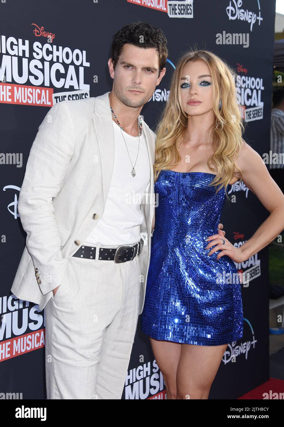 Dylan McTee and Olivia Rose Keegan arriving to the "High School Musical ...