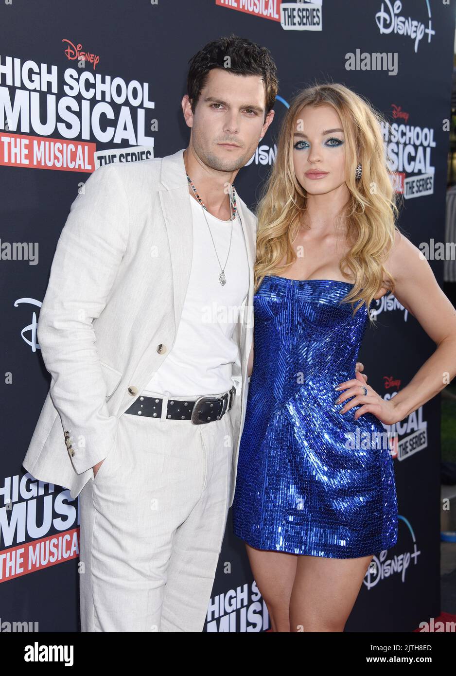 Dylan McTee and Olivia Rose Keegan arriving to the "High School Musical ...