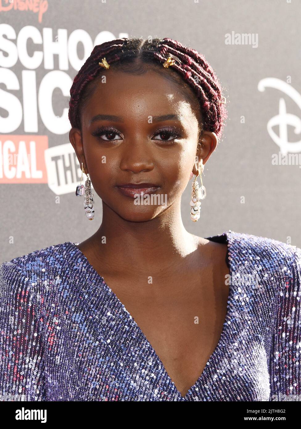 Aria Brooks arriving to the "High School Musical: The Musical Series ...