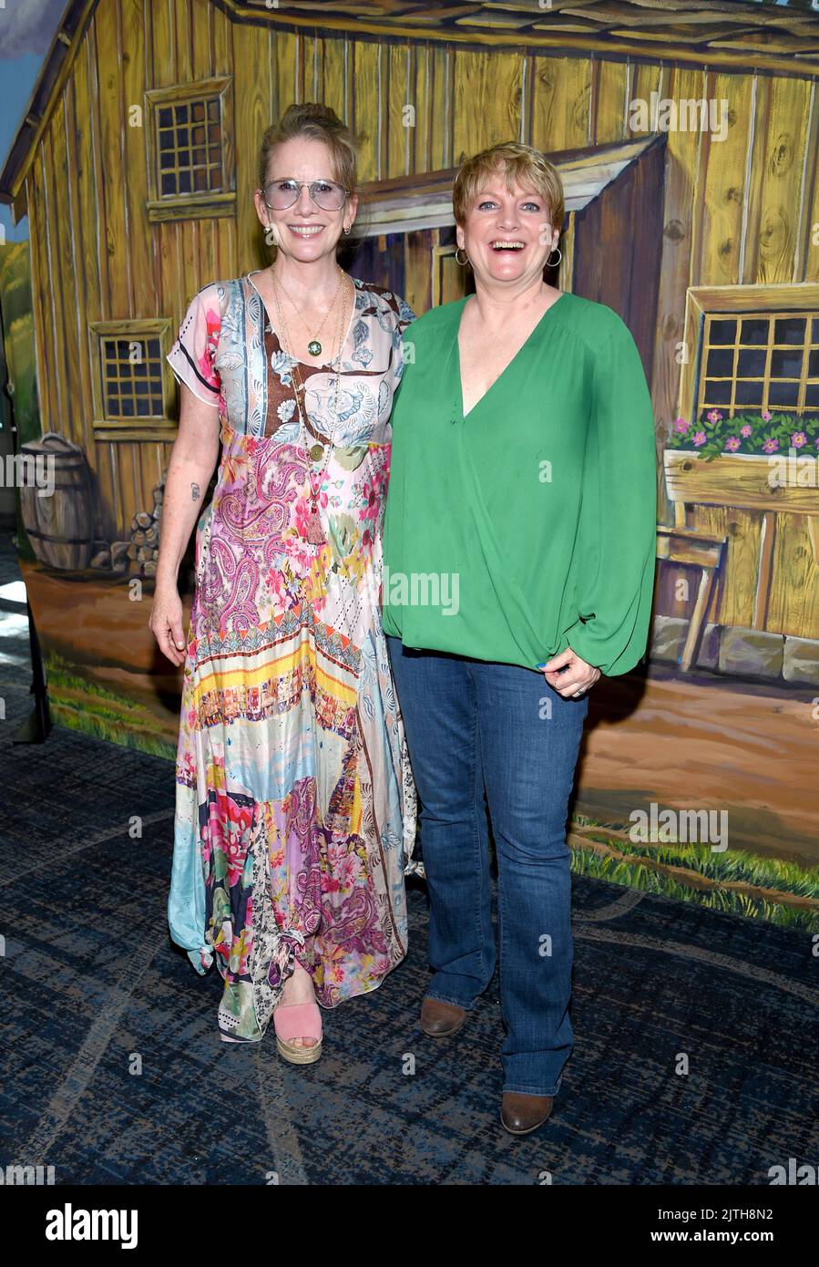 Melissa Gilbert and Alison Arngrim at the summer 2022 Hollywood Show ...
