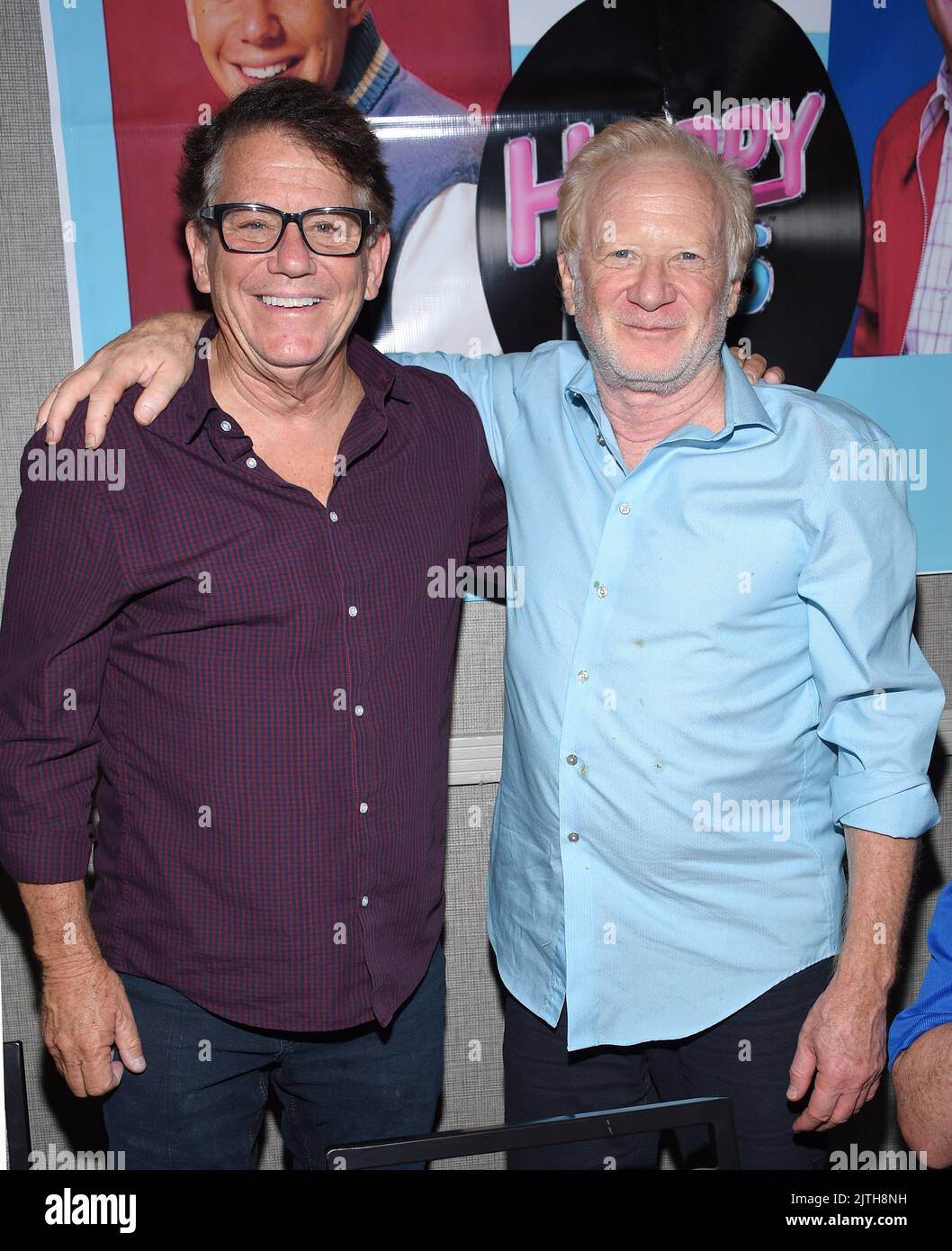 Anson Williams and Donny Most at the summer 2022 Hollywood Show held at ...
