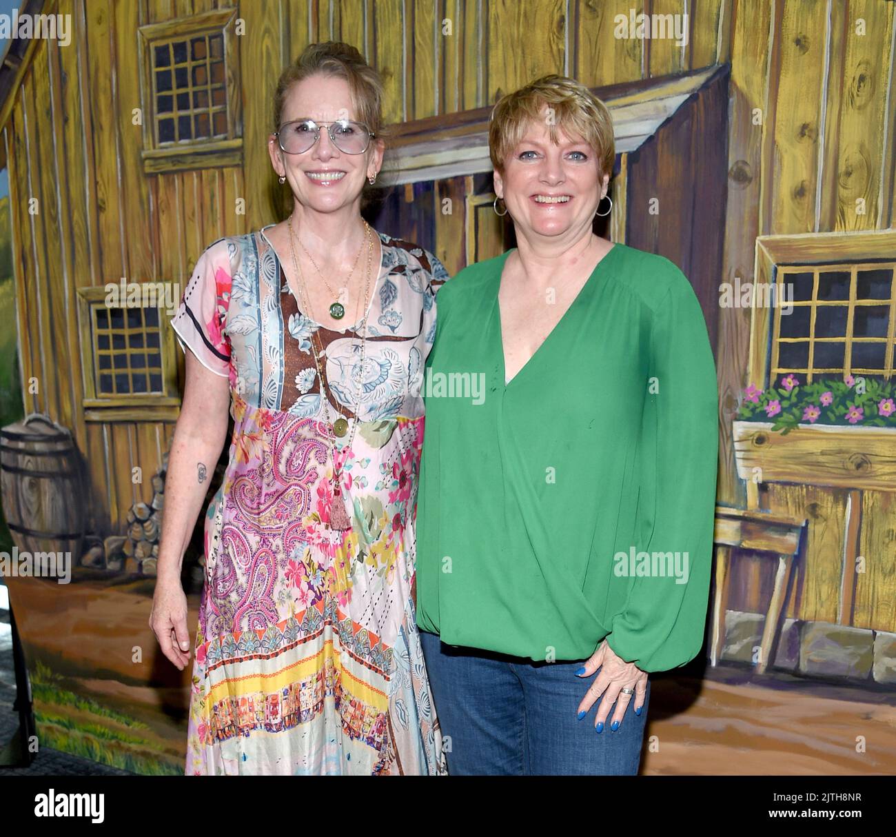 Melissa Gilbert and Alison Arngrim at the summer 2022 Hollywood Show ...
