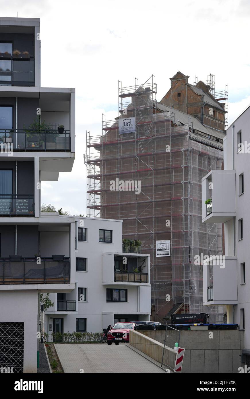 Oranienburg, Germany. 29th Aug, 2022. The former Oranienburg granary ...