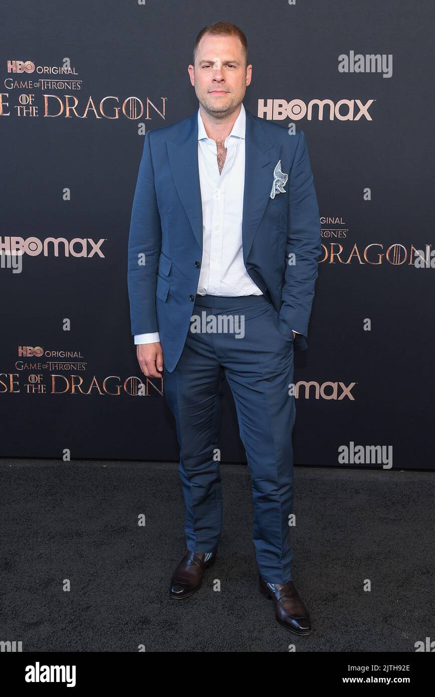 Ryan Condal arriving to HBO’s ‘House of the Dragon’ Premiere at the ...