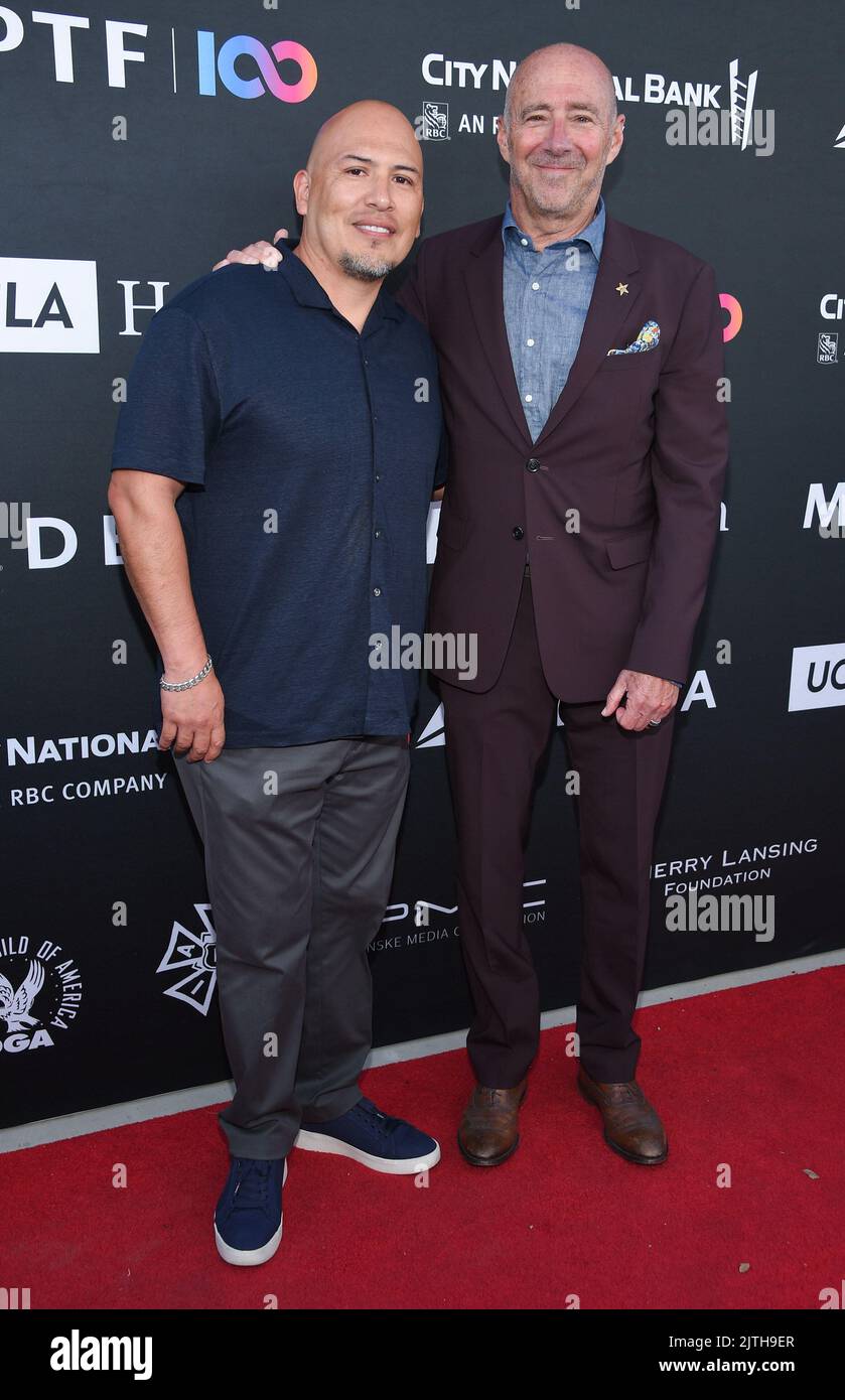 Alex Aguilar and Bob Beitcher arriving to the MPTF’s ‘100 Years of ...