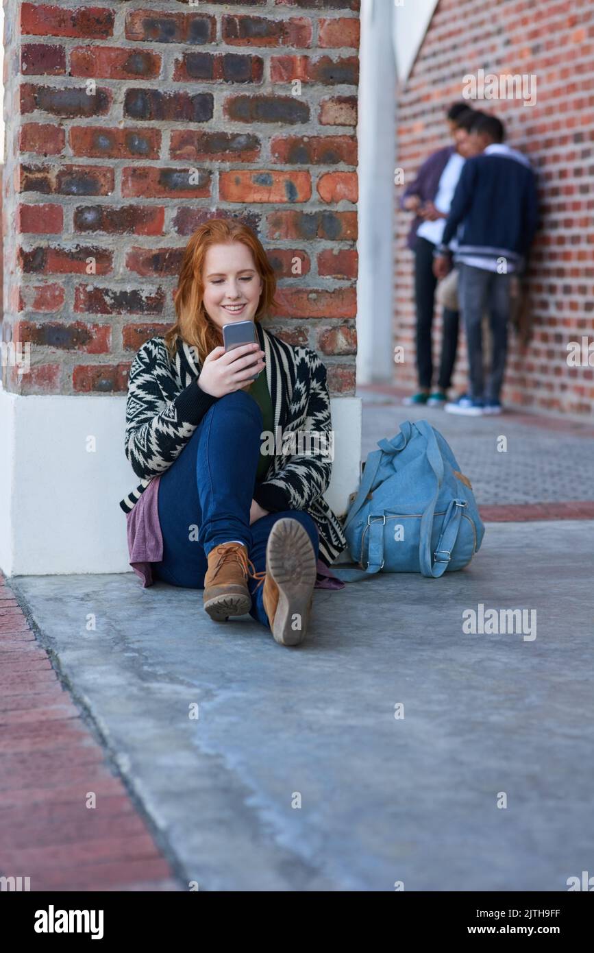 Woman taking break typing hi-res stock photography and images - Alamy