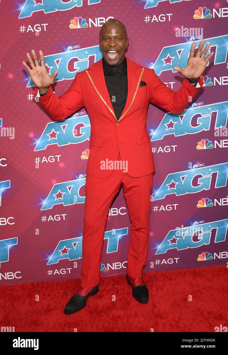 Terry Crews arriving to "America's Got Talent" season 17, Aug. 30 live ...