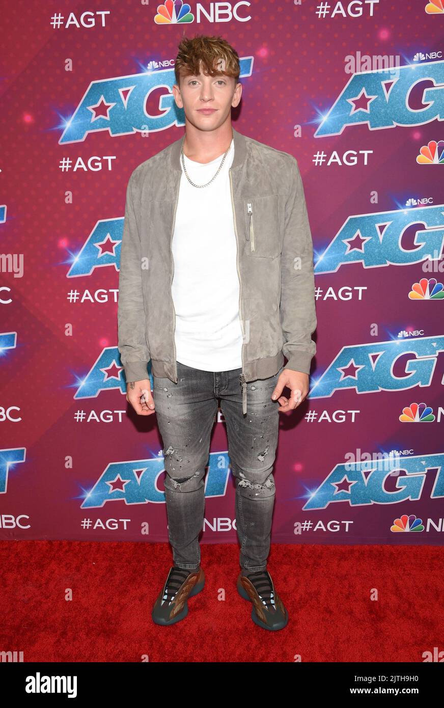 Lee Collinson arriving to "America's Got Talent" season 17, Aug. 30 ...