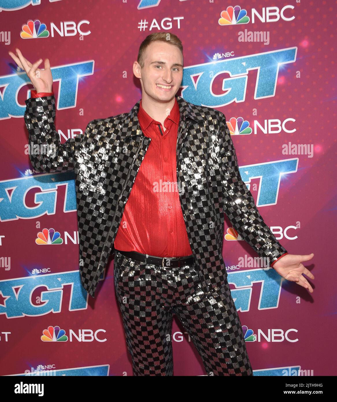 Jannick Holste arriving to "America's Got Talent" season 17, Aug. 30 ...