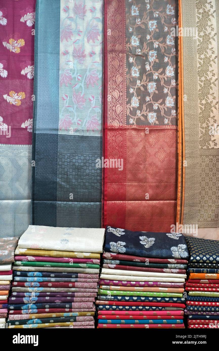 Stacked sarees hi-res stock photography and images - Alamy