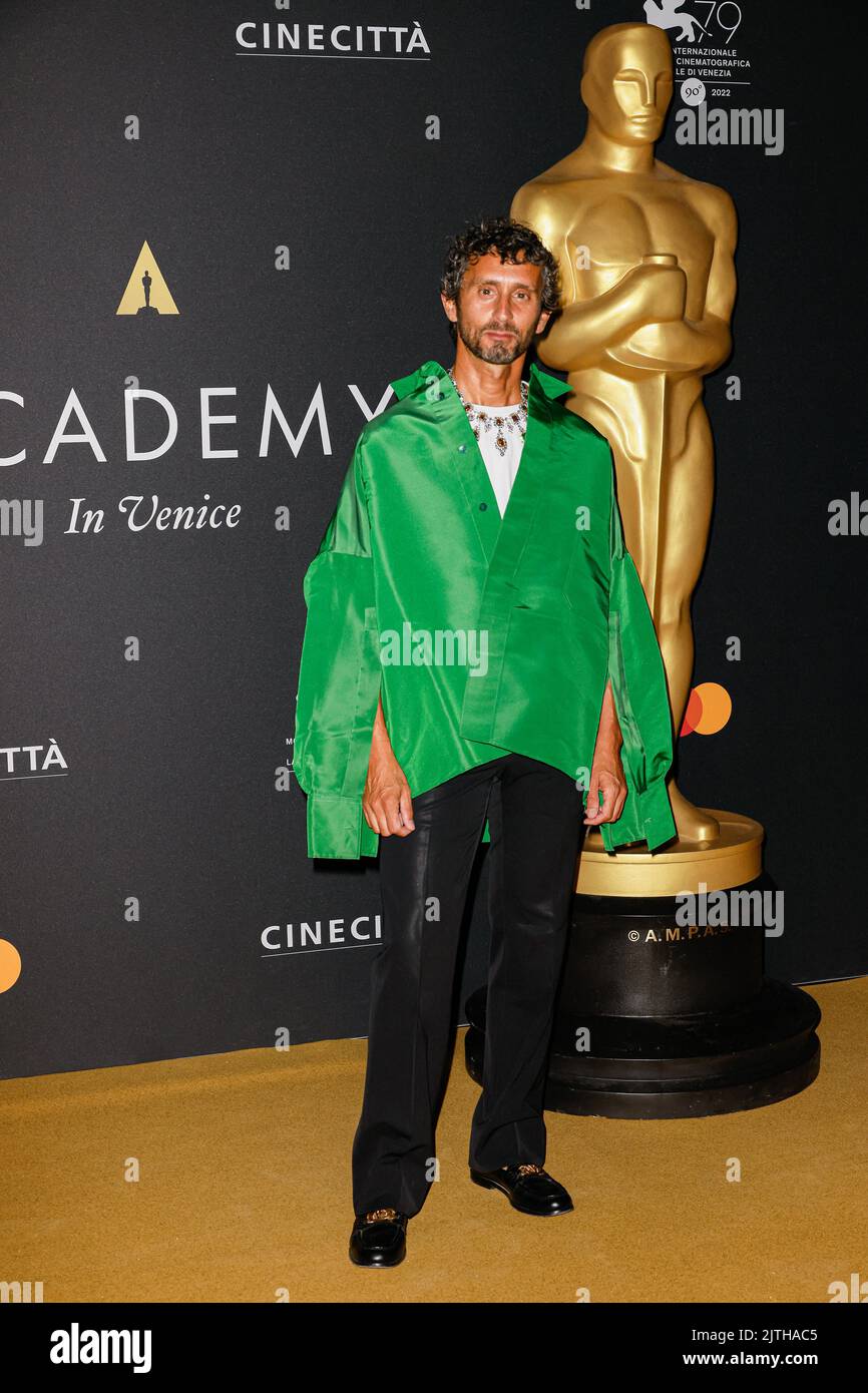 Venice, Italy. August 30, 2022, Simone Marchetti attend the Cinecittà ...