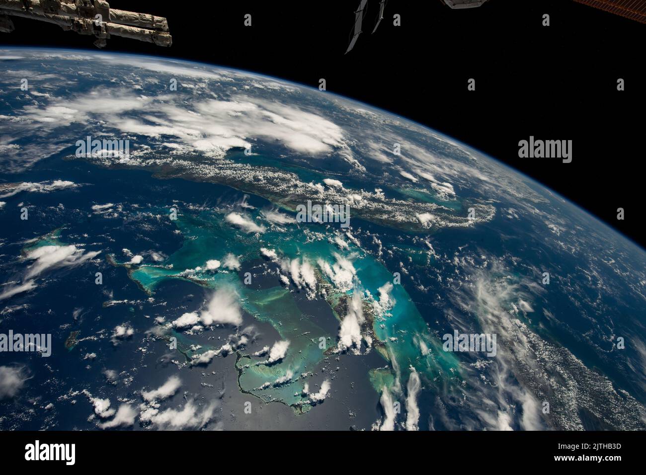 Earth Atmosphere. 22nd Aug, 2022. The International Space Station was ...