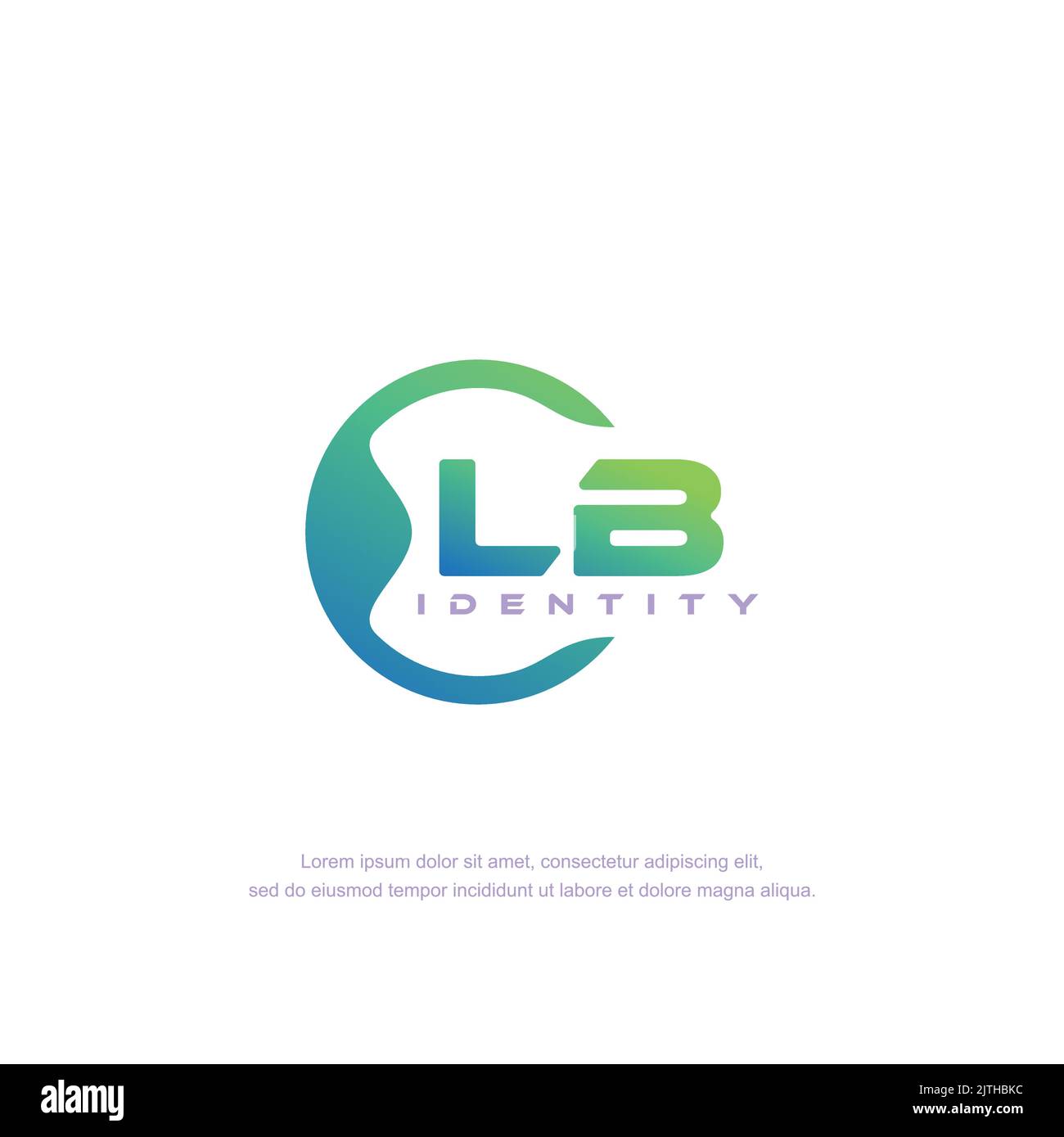 Lb initial logo Cut Out Stock Images & Pictures - Alamy
