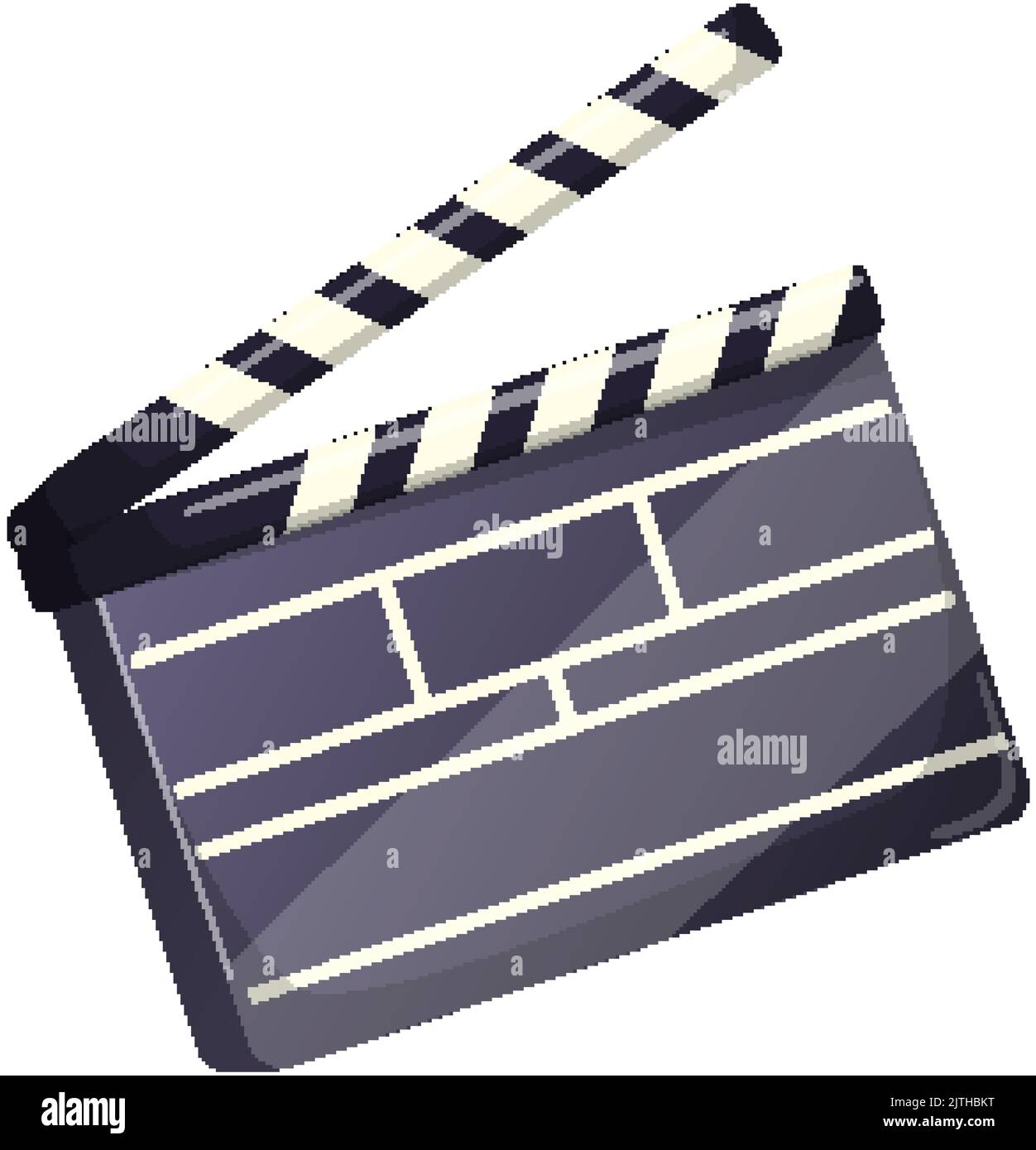 clapper board cartoon vector illustration Stock Vector Image & Art - Alamy