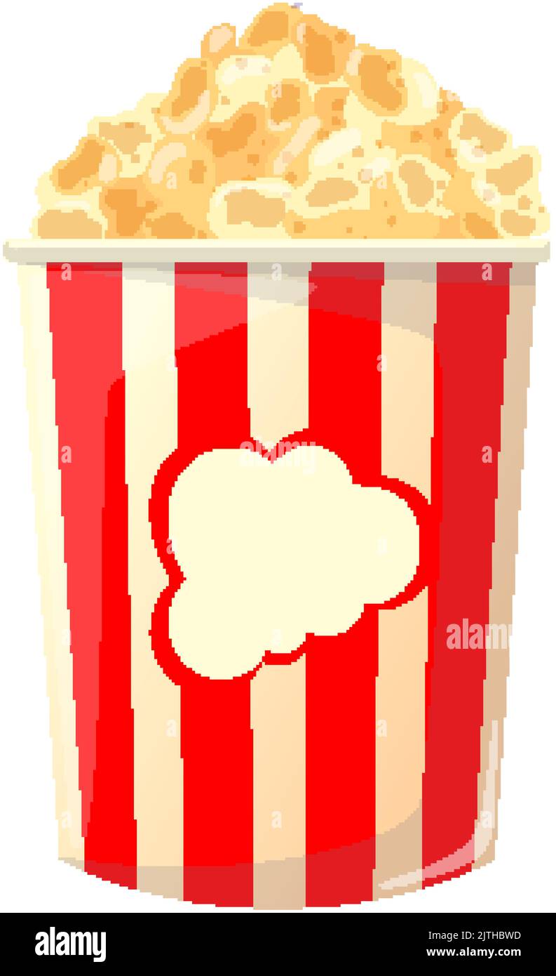 popcorn cartoon vector illustration Stock Vector Image & Art - Alamy