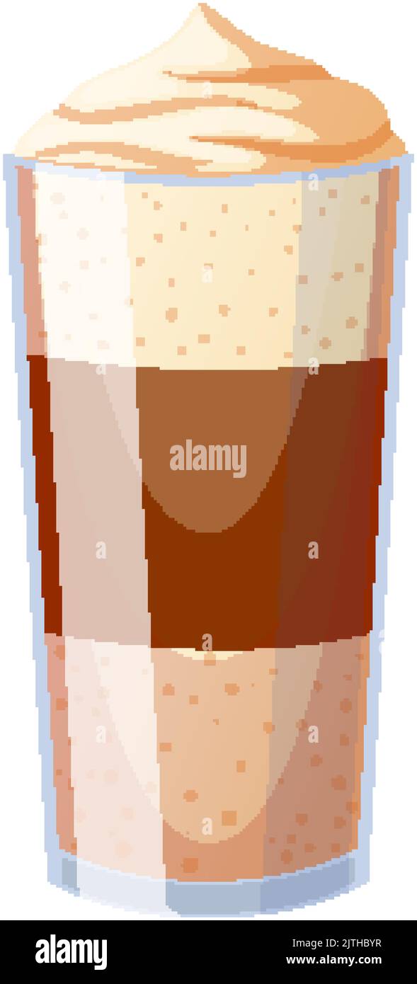 coffee glass cartoon vector illustration Stock Vector Image & Art - Alamy