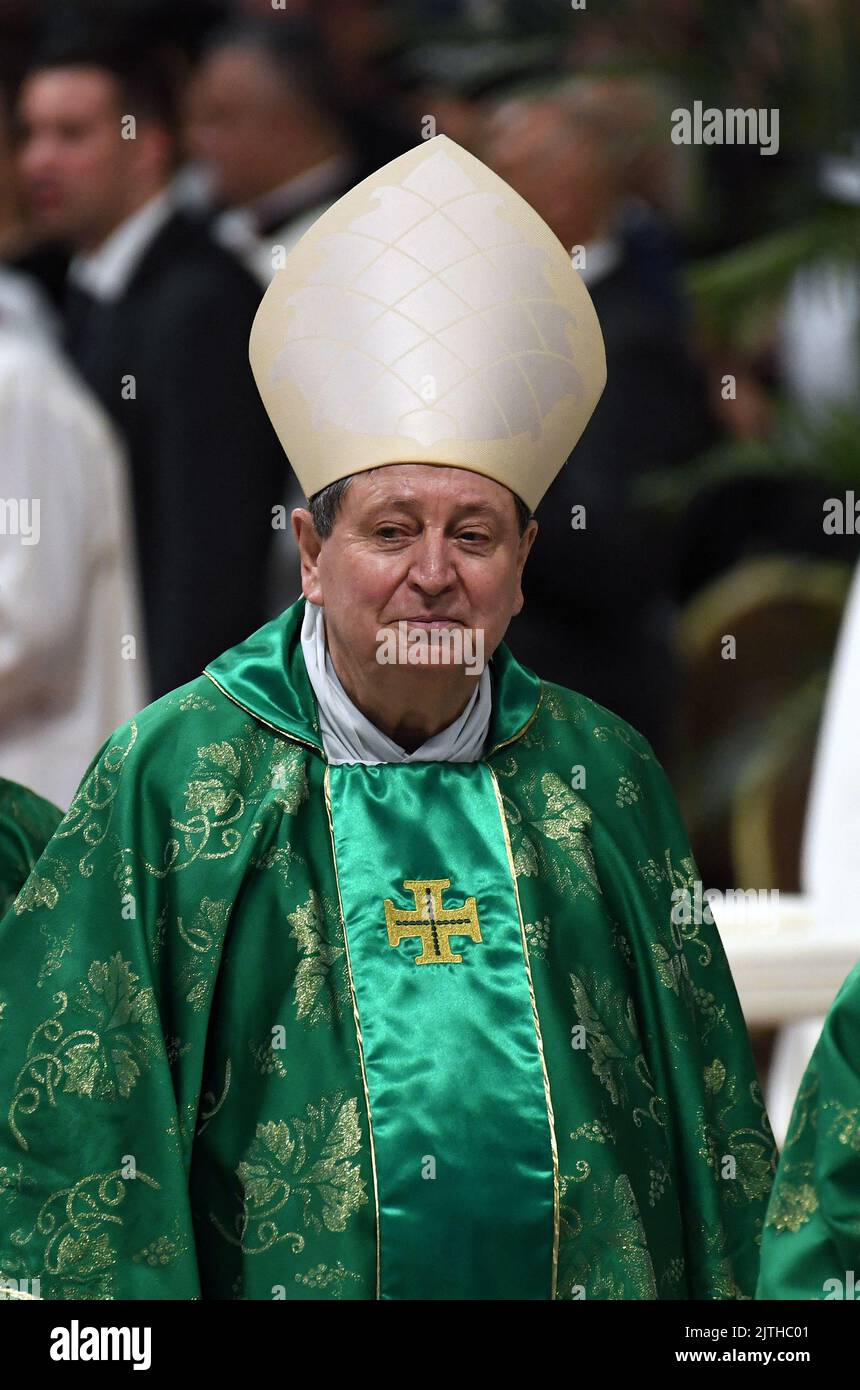 St. Peter’s Basilica, Vatican, August 30, 2022. Brazilian cardinal Joao ...